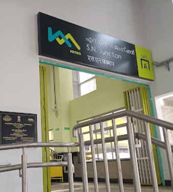 SN Junction Metro Station, Chithrappuzha Ponjassery Road, Kottakakom ...
