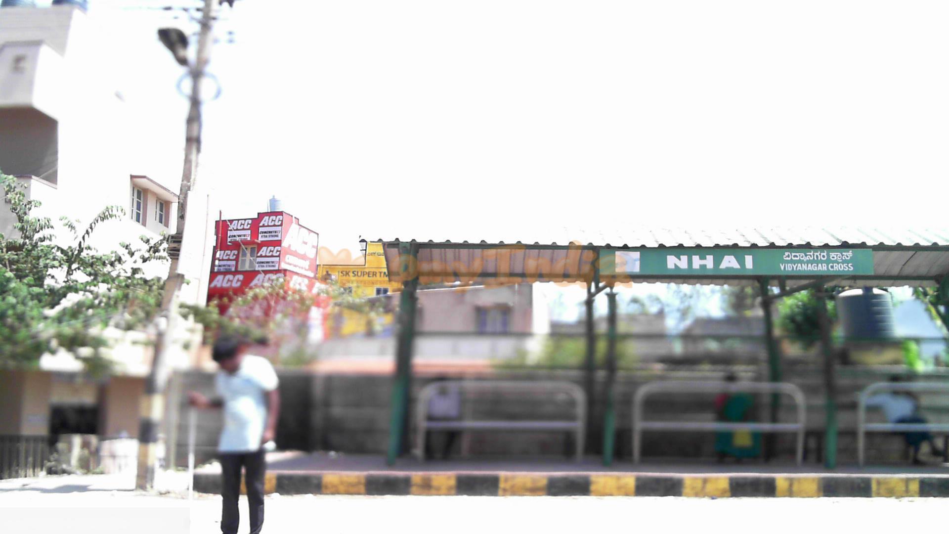 Vidyanagar Cross Bus Stop, Bangalore International Airport Road ...