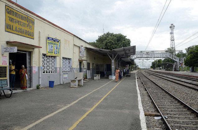 Walajah Road Railway Station, Ammoor, Tamil Nadu, 632501