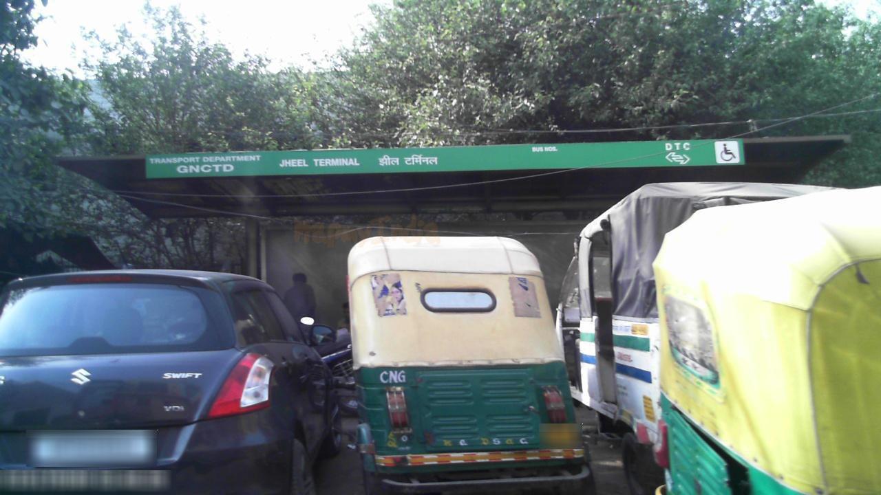 Jheel Terminal Bus Stop, Satnam Road, Mahila Colony, Gandhi Nagar, New ...